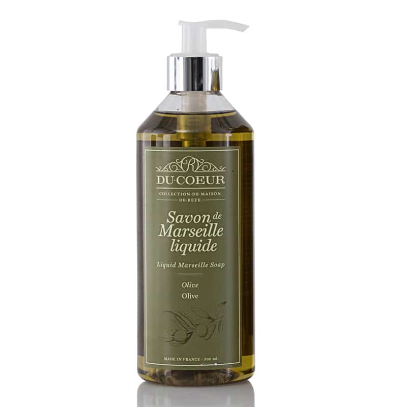 Marseille Oliven flydende håndsæbe Du Coeur 500ml - byHviid